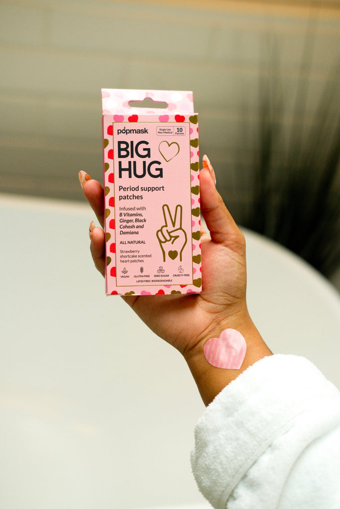 Popmask Big Hug Vitamin Topical Patches - Period Support (10 pack ...