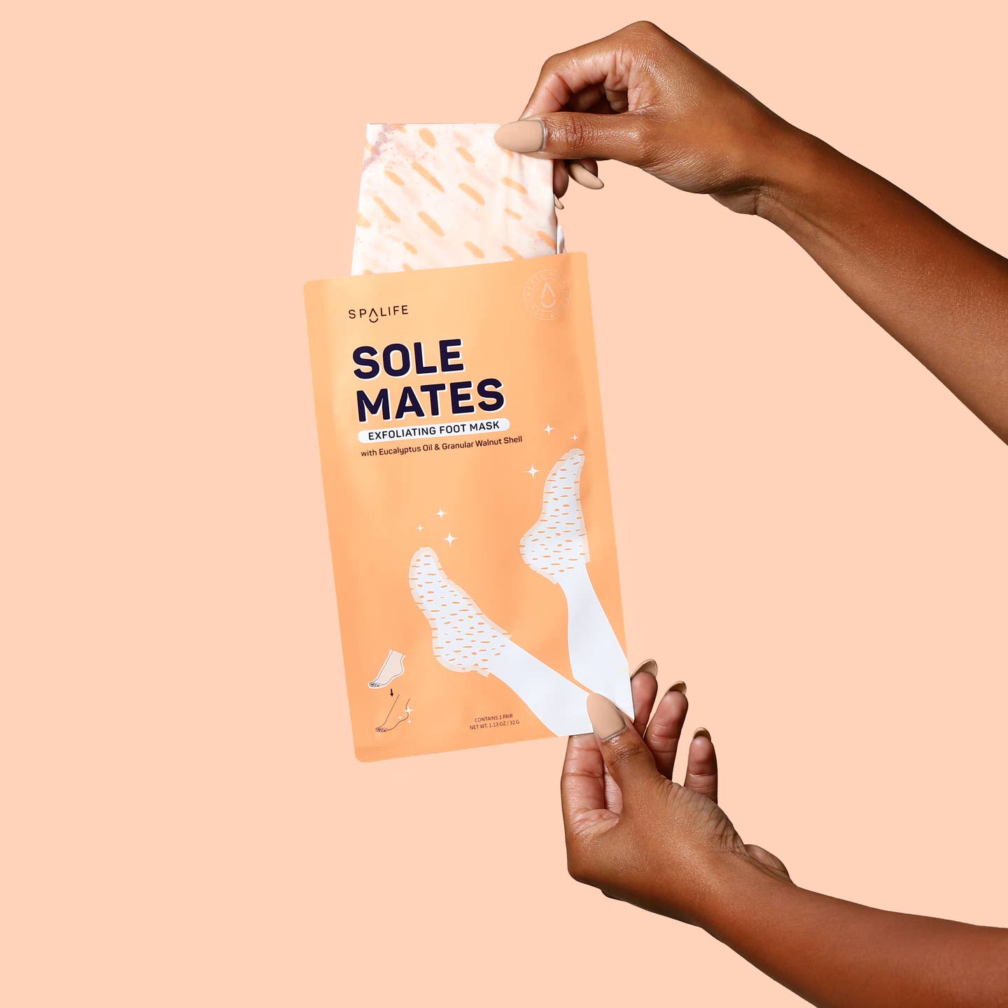 Sole Mates Exfoliating Foot Mask | LUX Beauty Edmonton Canada